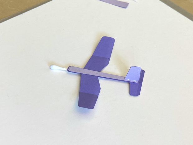 Cotton Swab Card Stock Micro Gliders - Tinkercad