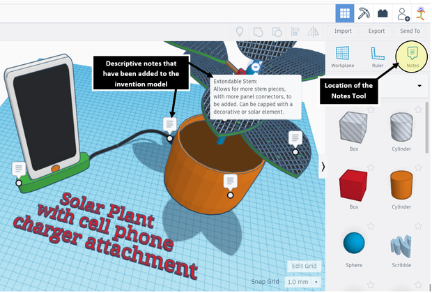 Sparklab - Create a Solar Powered Invention - Tinkercad