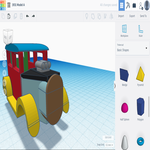 How to Make a Model a and Scene Using Tinkercad - Tinkercad