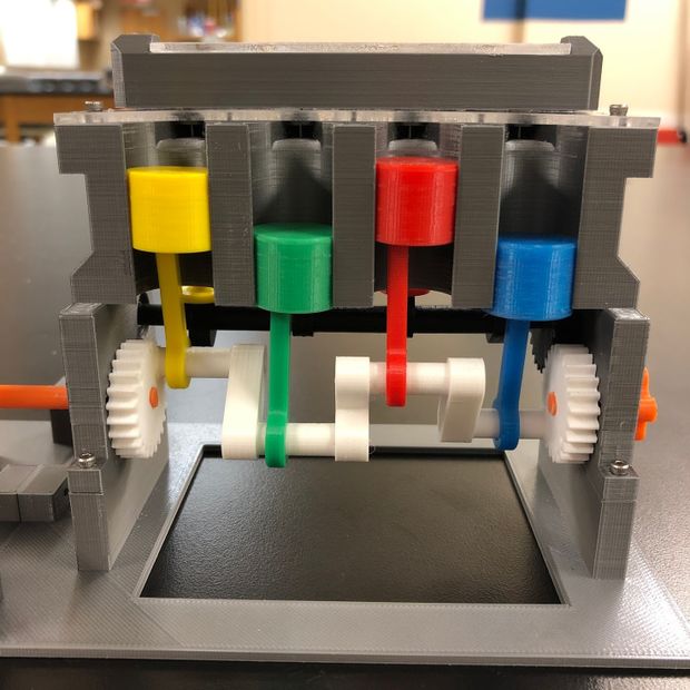 How to Assemble Your 3D Printed Engine - Tinkercad