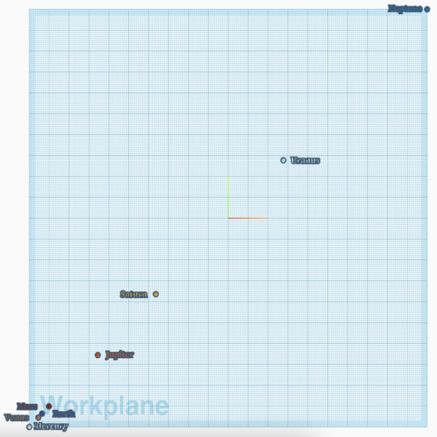 Scaling the Solar System With Tinkercad - Tinkercad