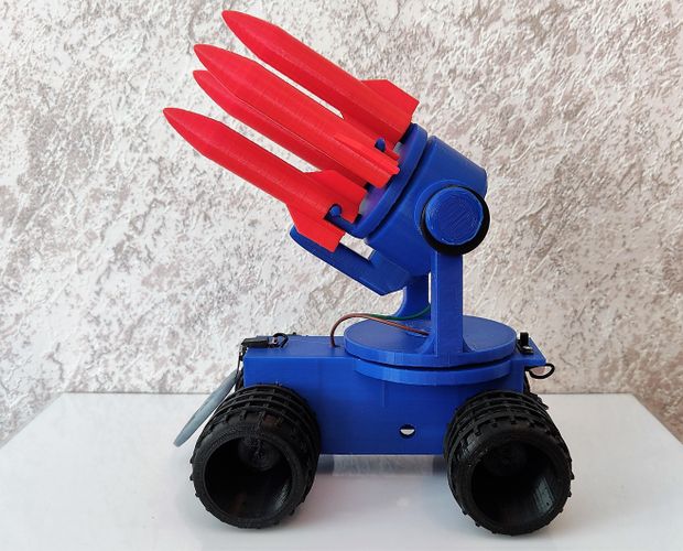 Tinkercad Robotics for School: Rocket Launching Mini-bot - Tinkercad