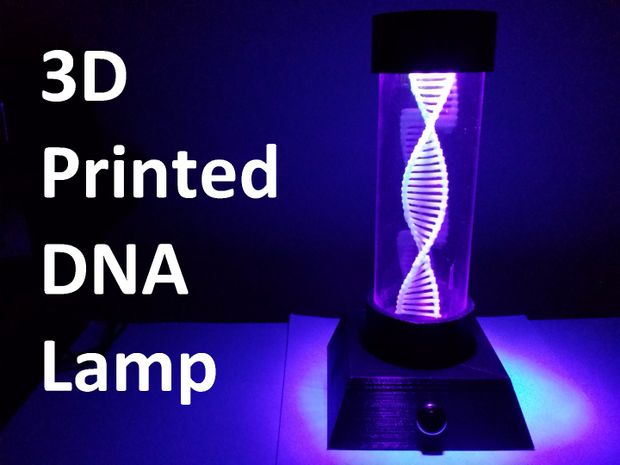 3D Printed DNA Lamp - Tinkercad