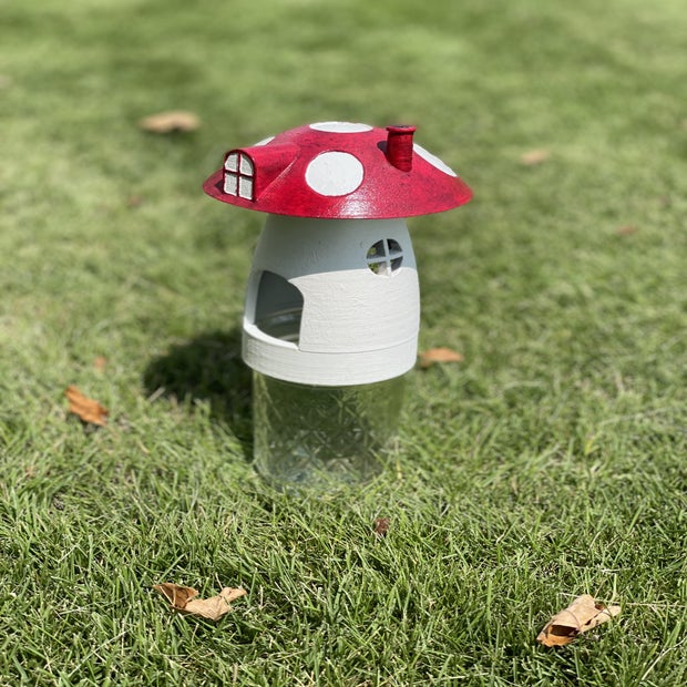 Mushroom Snail and Slug Trap - Tinkercad