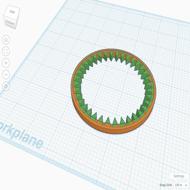 3D Printed Spirograph - Tinkercad