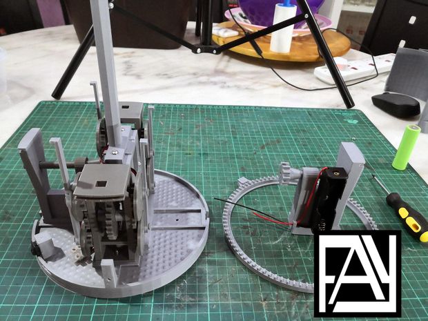 ATAT Motorized Automata - Tinkercad
