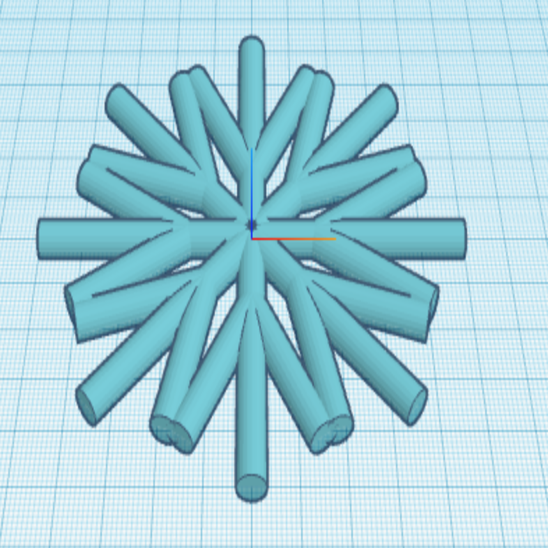Tinkercad Coded Snowflake - Tinkercad