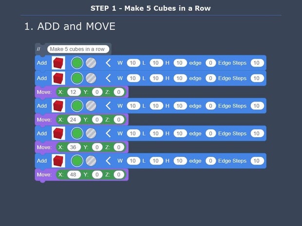 Pattern Play In Tinkercad Codeblocks Tinkercad
