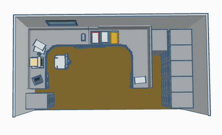 Diorama Project: 427's Office (Tinkercad) - Tinkercad