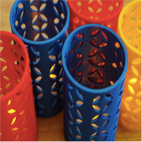 Code-generated Patterns in Tinkercad - Tinkercad