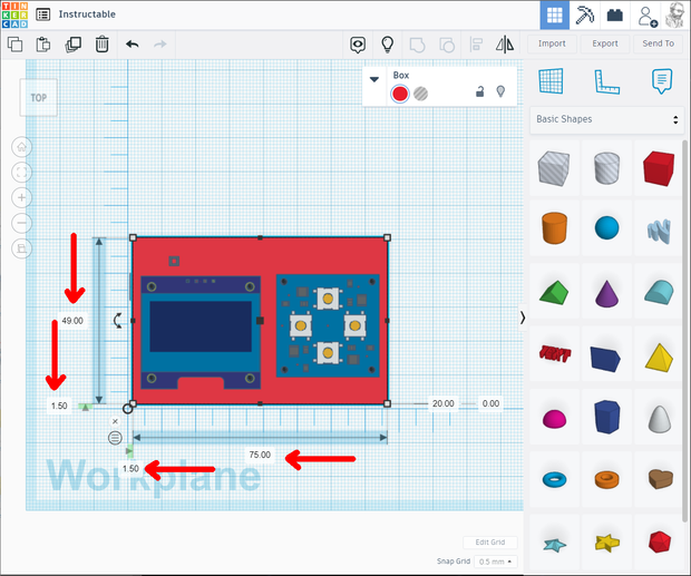 Making a Game Box [Tim's Racer] - Tinkercad