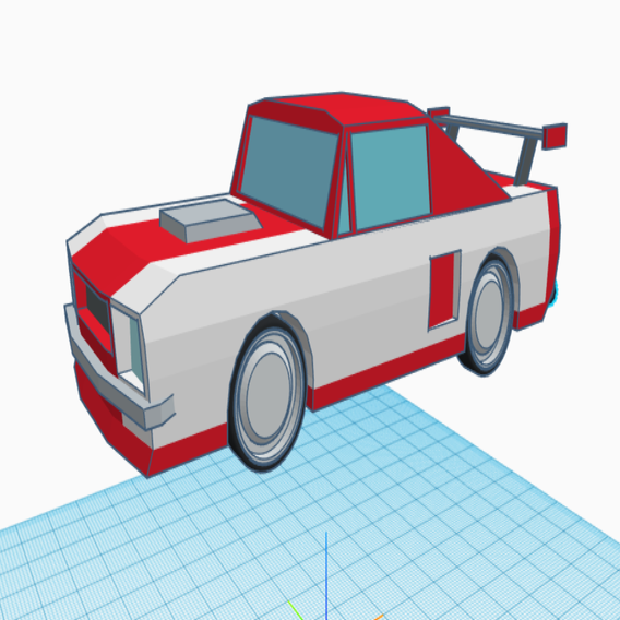 Driving (Classic) Mustang - Tinkercad Codeblocks - Tinkercad