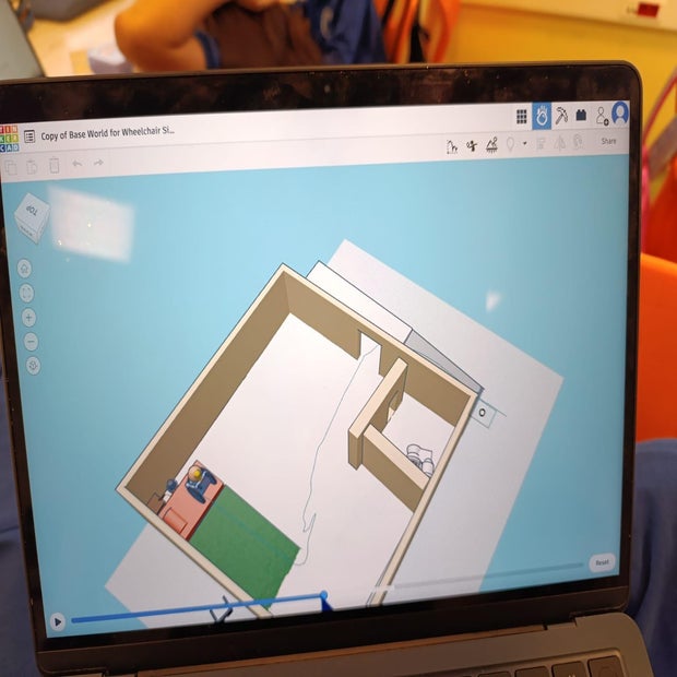 Tinkercad Robotics for School: Wheelchair Simulator for Design Lessons ...