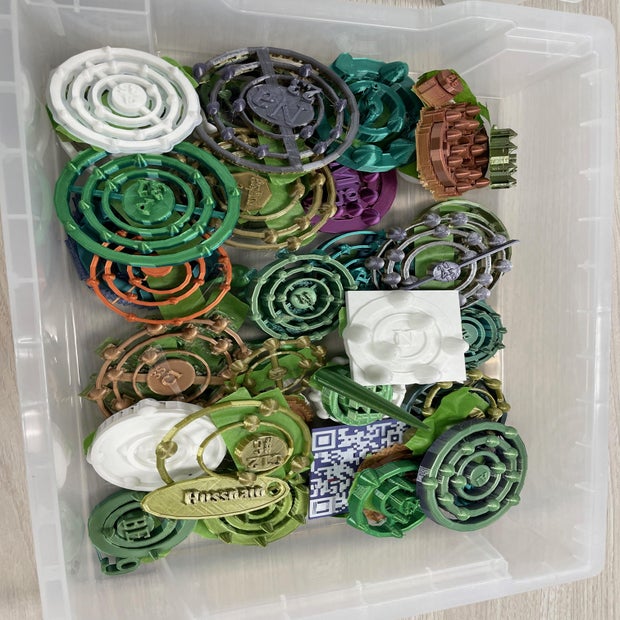 3D Printed Atomic Models - Tinkercad