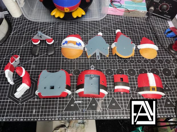 Dancing Santa Clause Automata - Tinkercad
