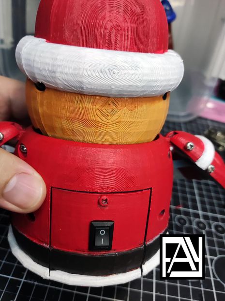 Dancing Santa Clause Automata - Tinkercad