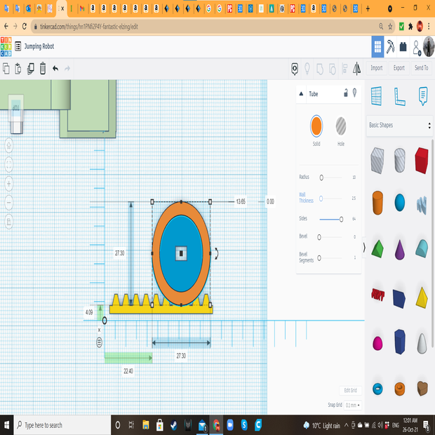 Tinkercad Robotics for School: Gerbil, the Jumping Robot! - Tinkercad