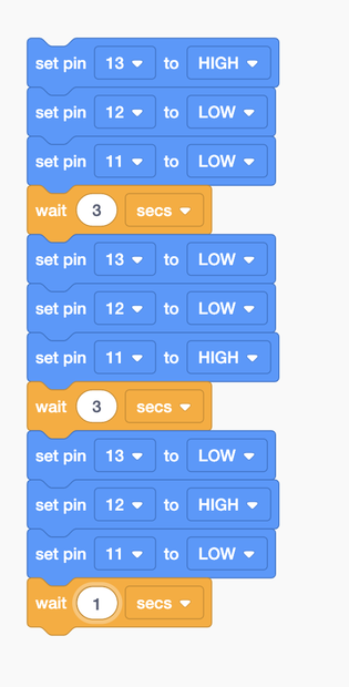 Code A Traffic Light In Tinkercad Codeblocks And Circuits Tinkercad