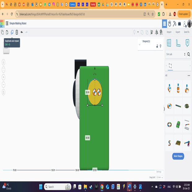 Tinkercad Robotics for School: SIMLAB KOMBAT! (virtual Walking Robots ...