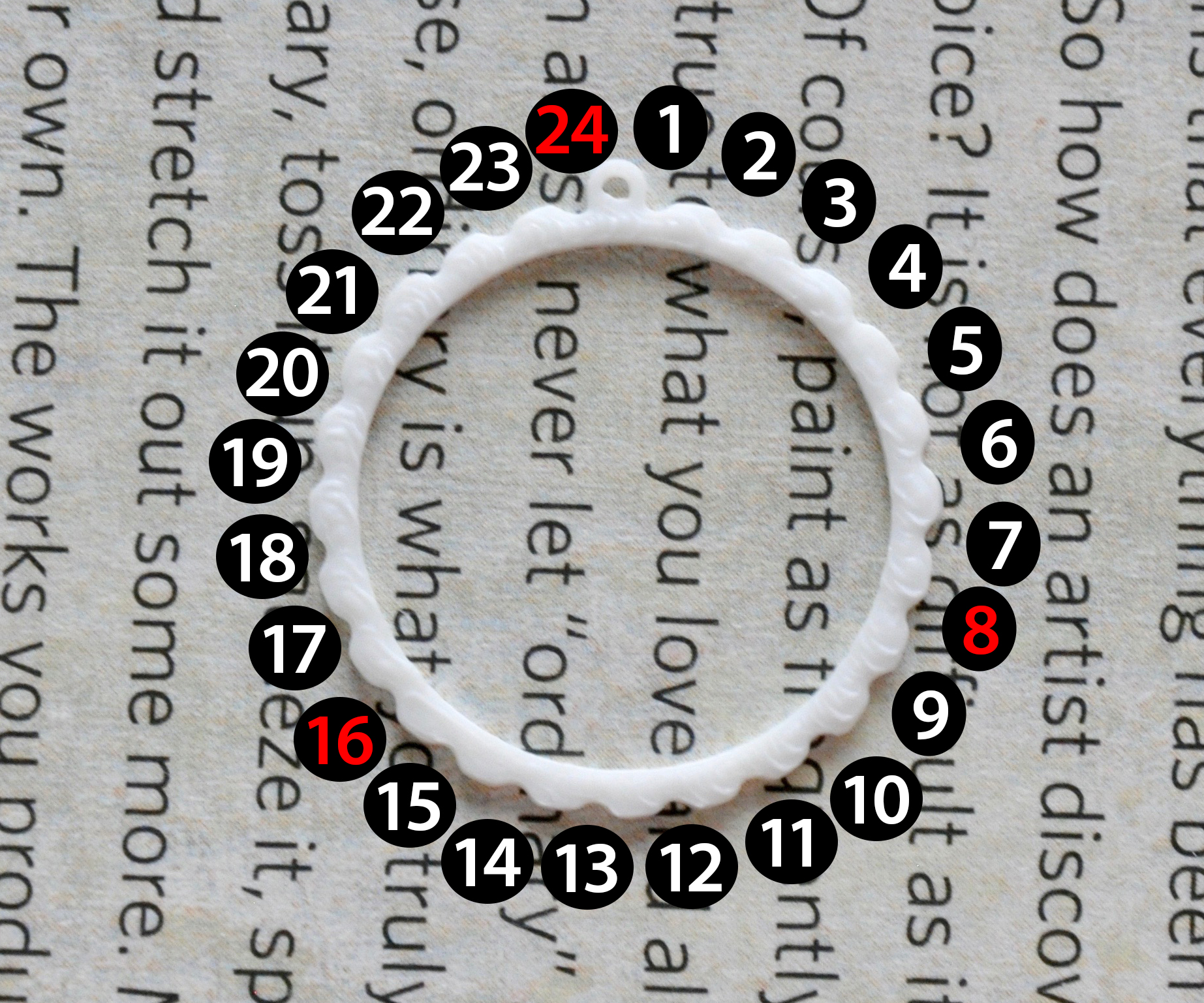 String Art Earrings and Necklace - Tinkercad