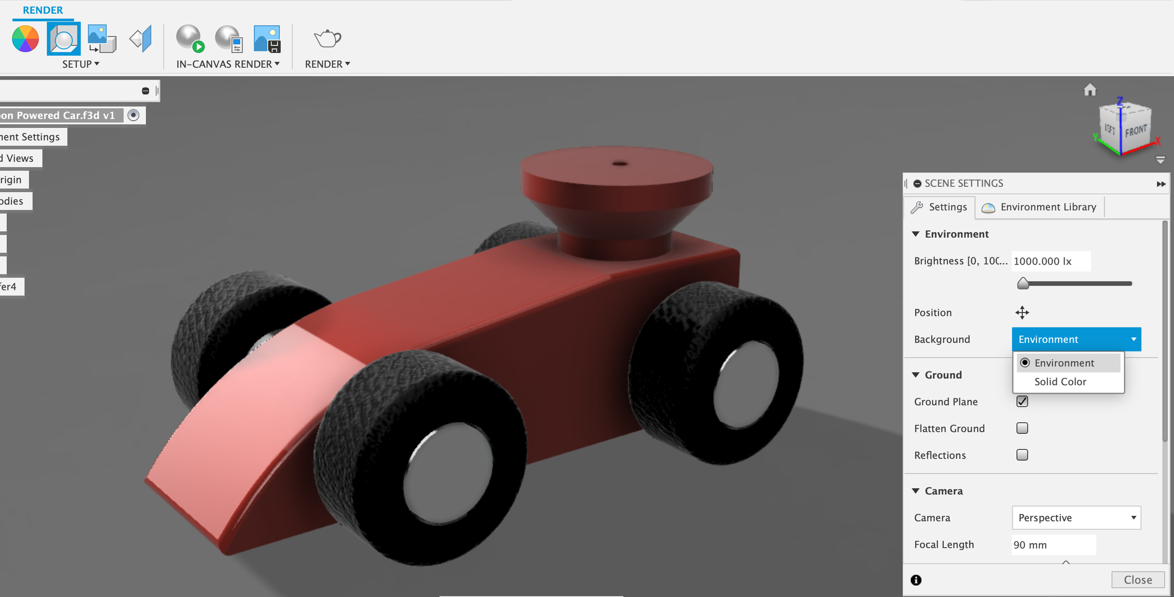 Create a Balloon Powered Car - Tinkercad